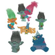 Trolls - Machine Embroidery Designs - 6 designs | Indian Digitizer ...